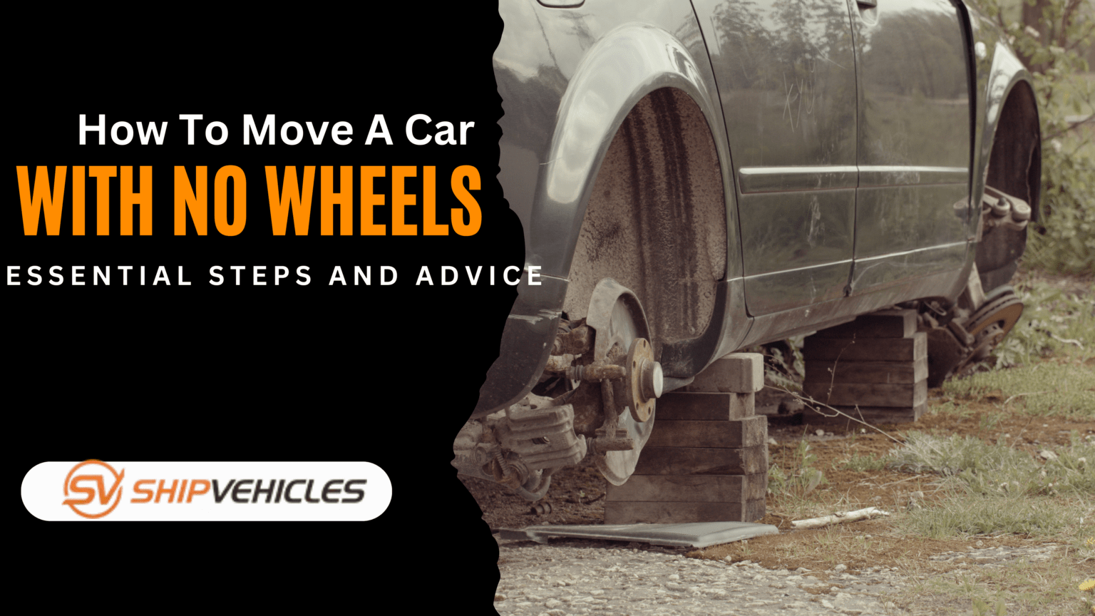 How to Move a Car with No Wheels – Expert Solutions – Shipvehicles.com